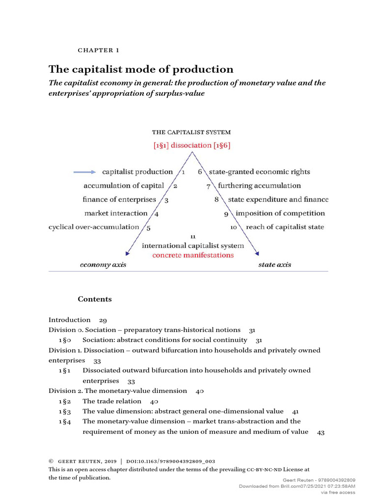 (9789004392793 - The Unity of The Capitalist Economy and State) Chapter ...