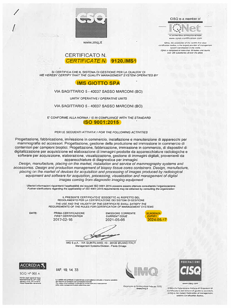 ISO 9001 Con Apostilla 9120 | PDF