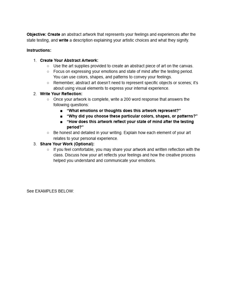 Abstract Art - Soph | PDF