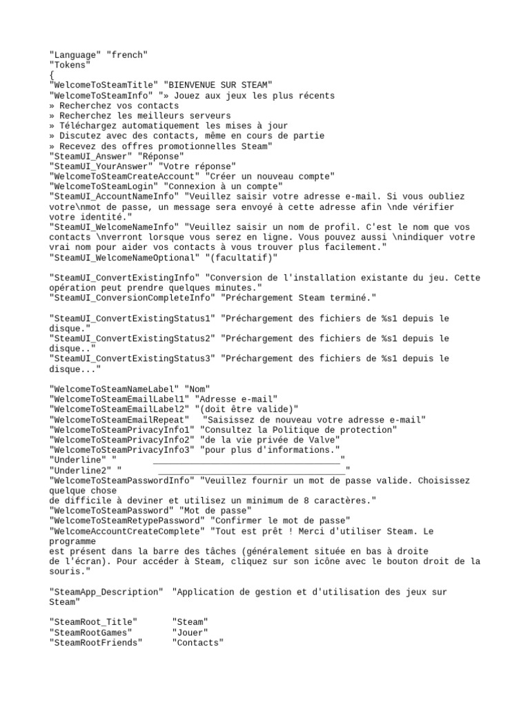 Steamui French | PDF