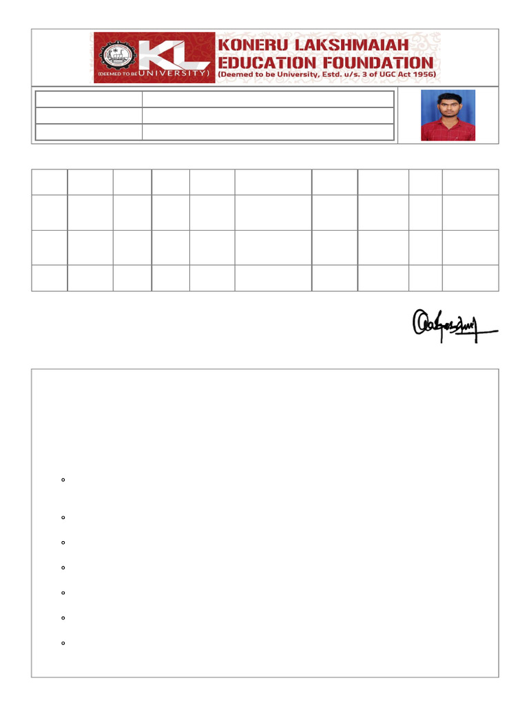 Exam Schedule & Subjects Registration | PDF