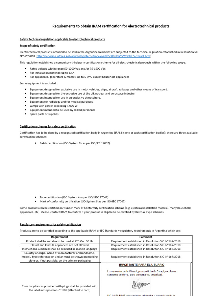 Certification Requirements IECEE | PDF