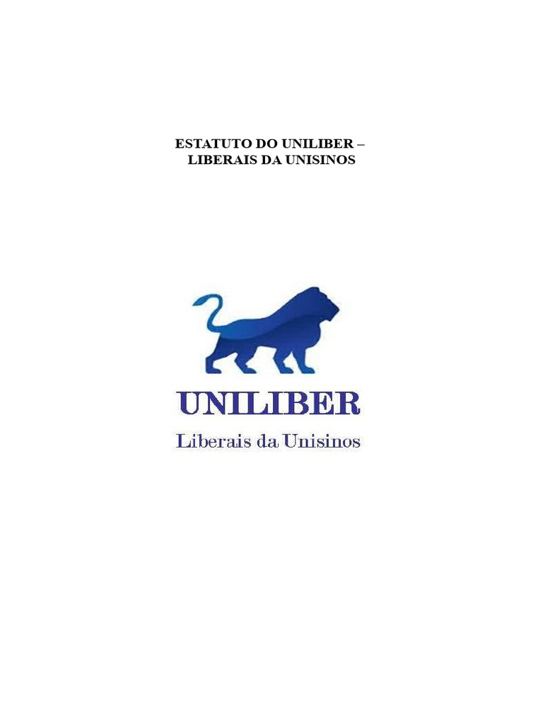 Estatuto Do Uniliber | PDF