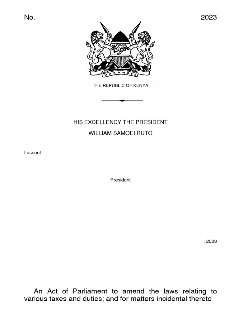 Finance Act 2023 Pdf