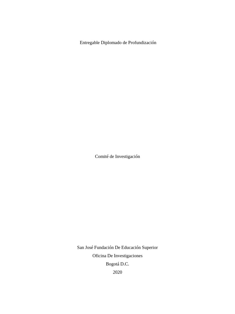 Entregable Diplomado | PDF