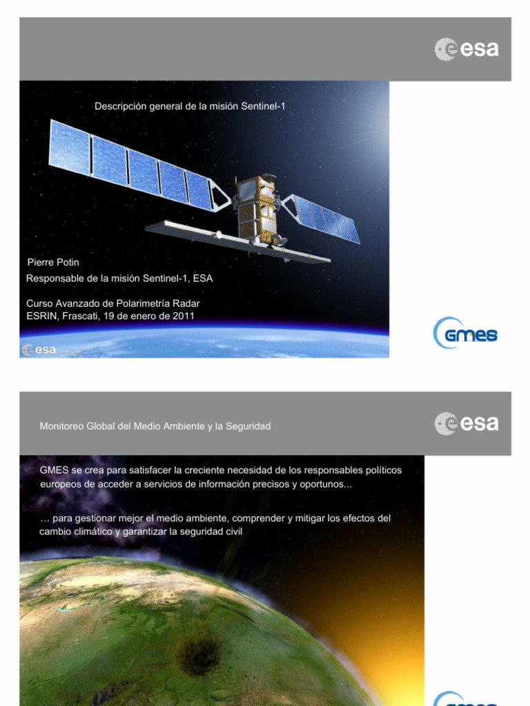 Sentinel-1 Overview | PDF