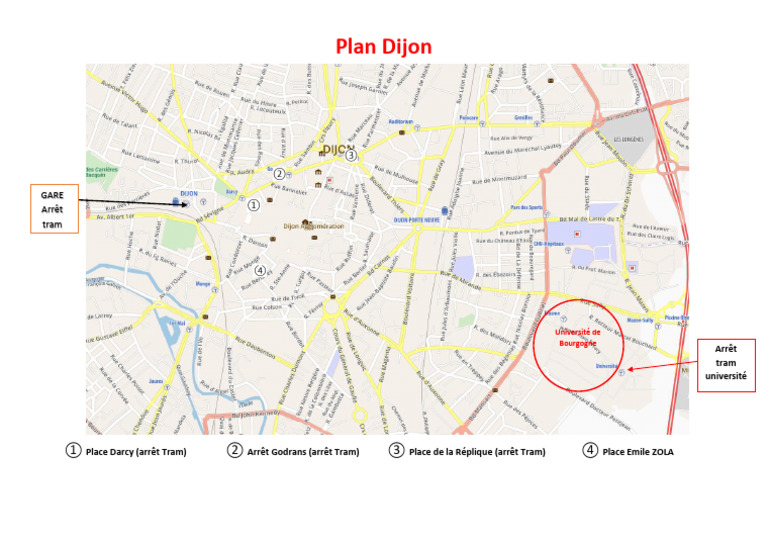 Plan de La Ville de Dijon | PDF