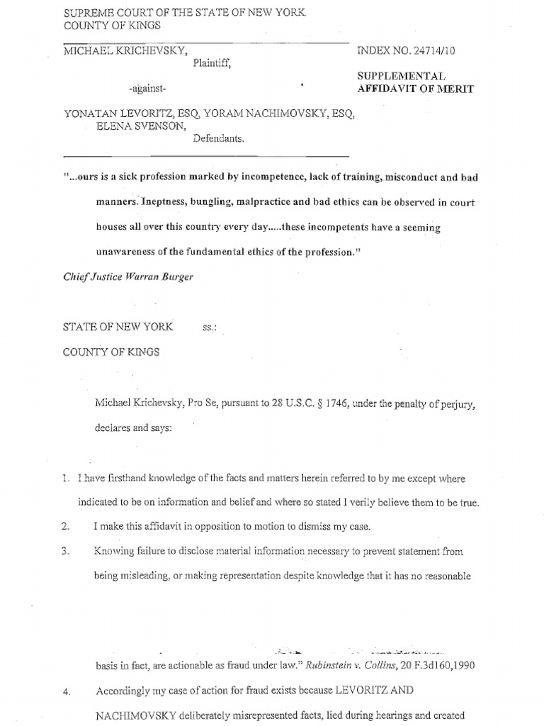 Malicious Prosecution Claims in NY Case | PDF | Perjury | Lawsuit