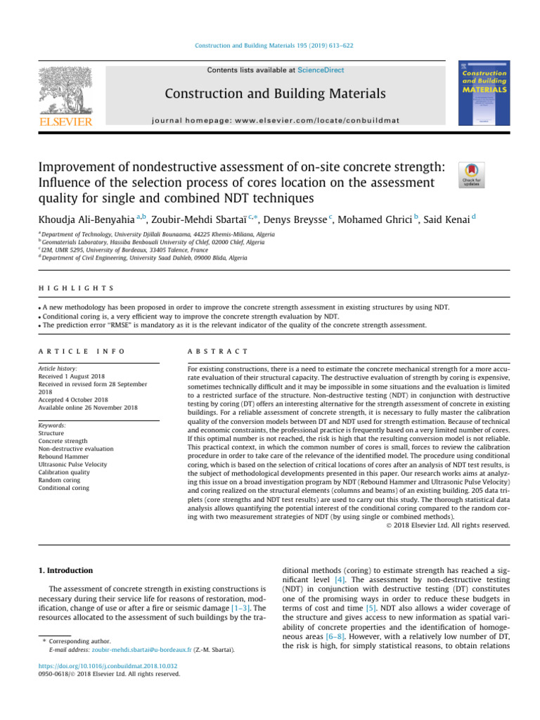 Construction and Building Materials | PDF