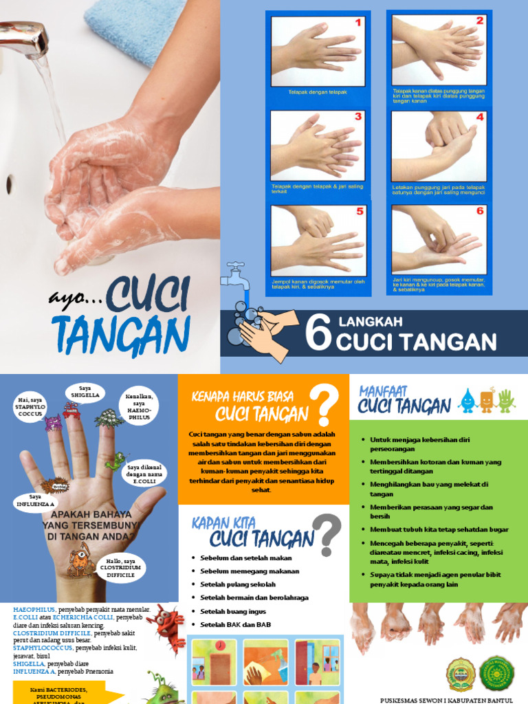 Leaflet Cuci Tangan | PDF