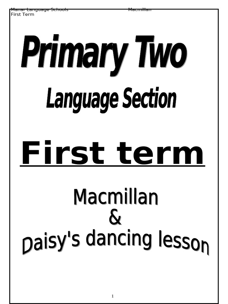 Grade 2 Term 1 2017 2018 Edited | PDF