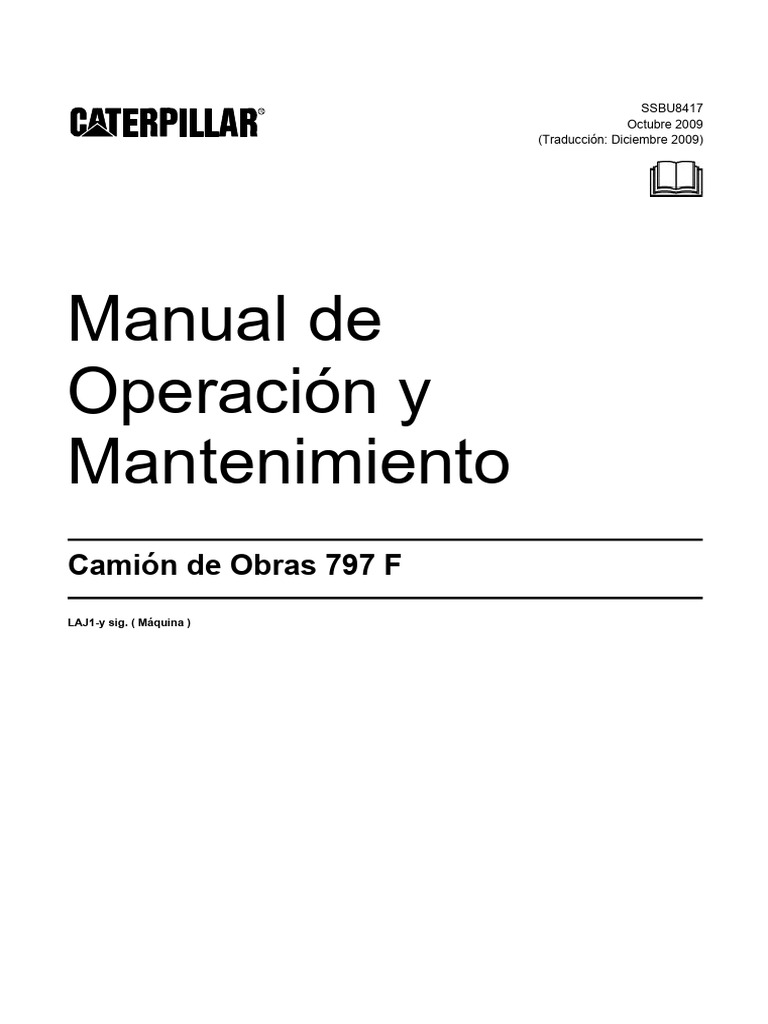 797F Manual de Operacion y Mantenimiento | PDF