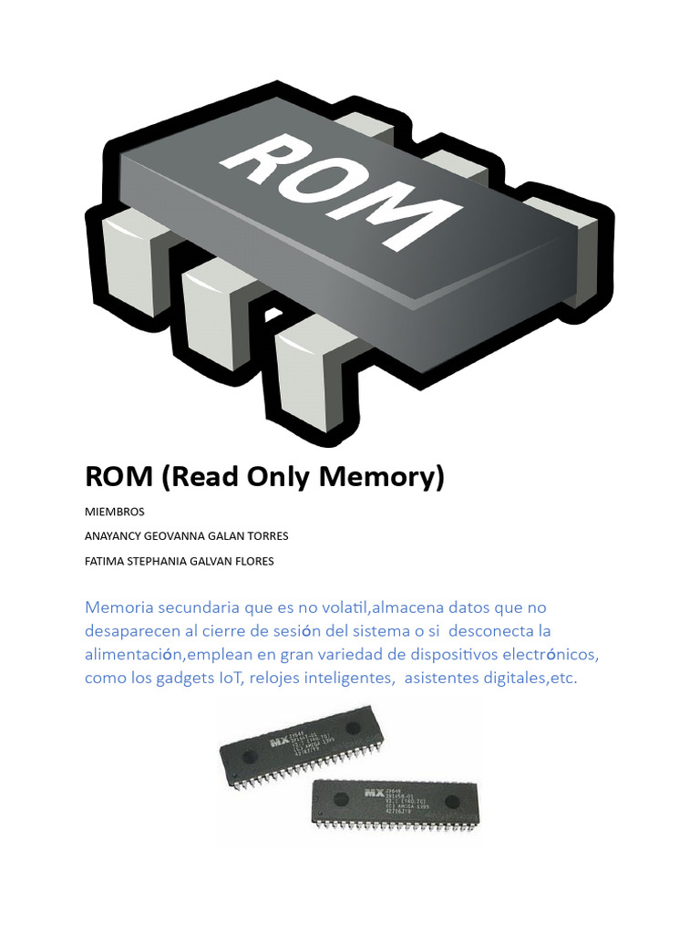 ROM (Read Only Memory) | PDF
