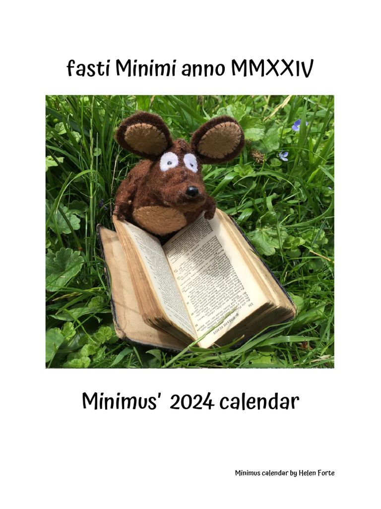 2024 Latin Minimus Calendar | PDF