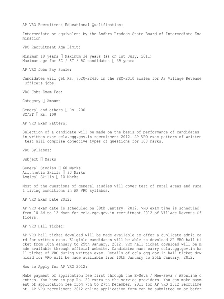 VRO | PDF | Test (Assessment) | Educational Assessment And Evaluation