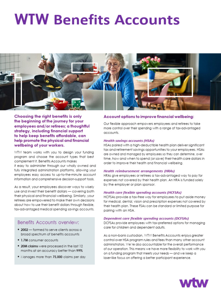 WTW Benefits Accounts | PDF