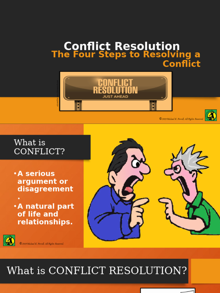 Conflict Resolution | PDF