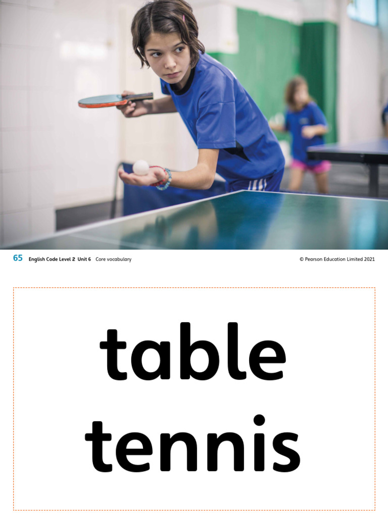 English Code AmE L2 Picture Cards Vocabulary U6 | PDF