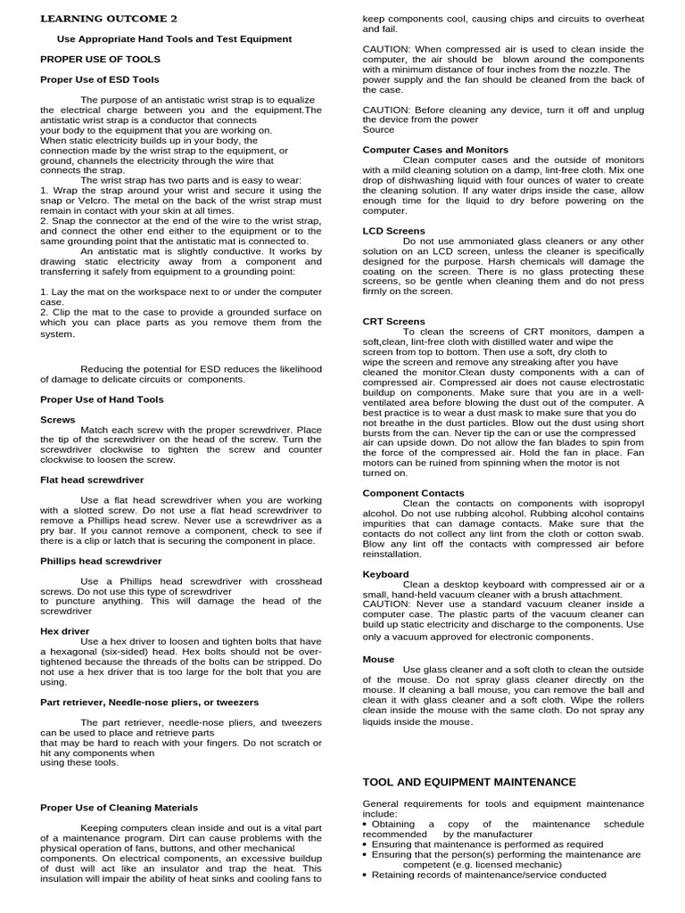 CHS Module Ist Grading L2 | PDF | Technology & Engineering | Home & Garden