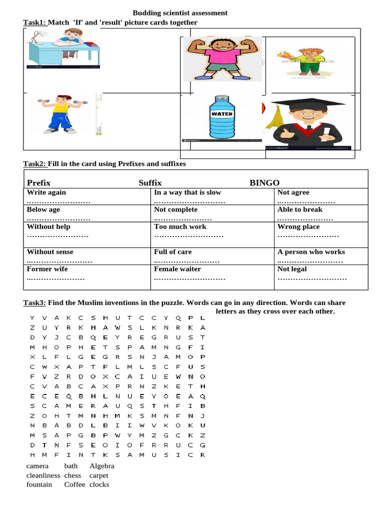 Budding Scientist Unit Assessment | PDF