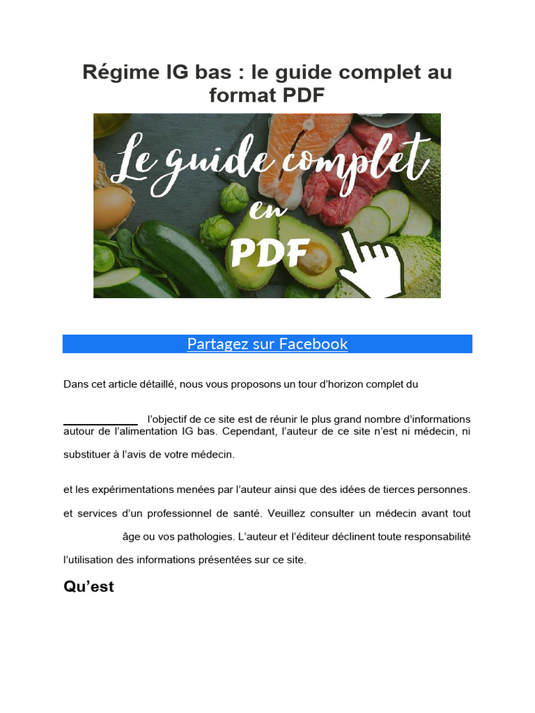 Regime IG Bas Guide Complet | PDF