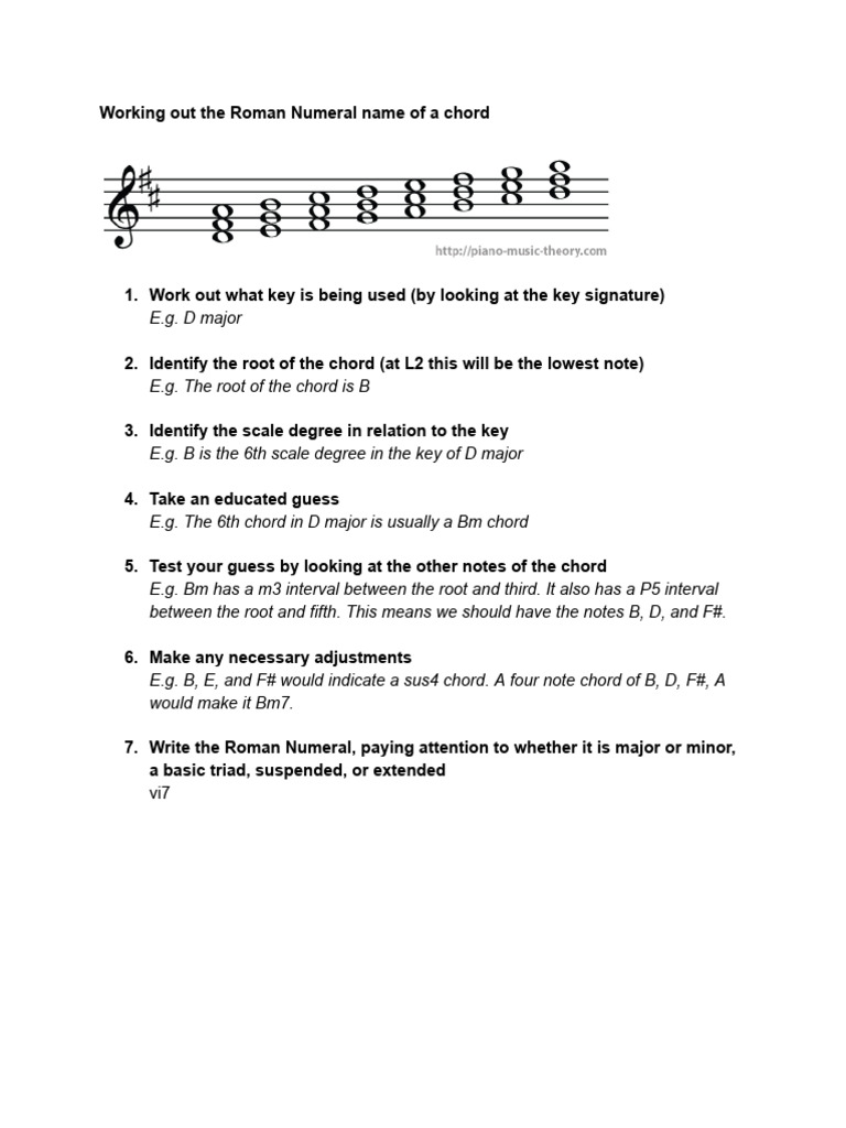 Chord Names | PDF