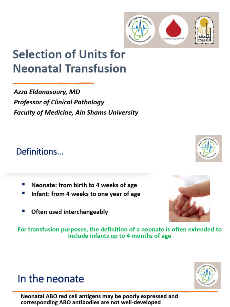 Assiut Neonatal Transfusion | PDF | Blood Type | Medical Specialties