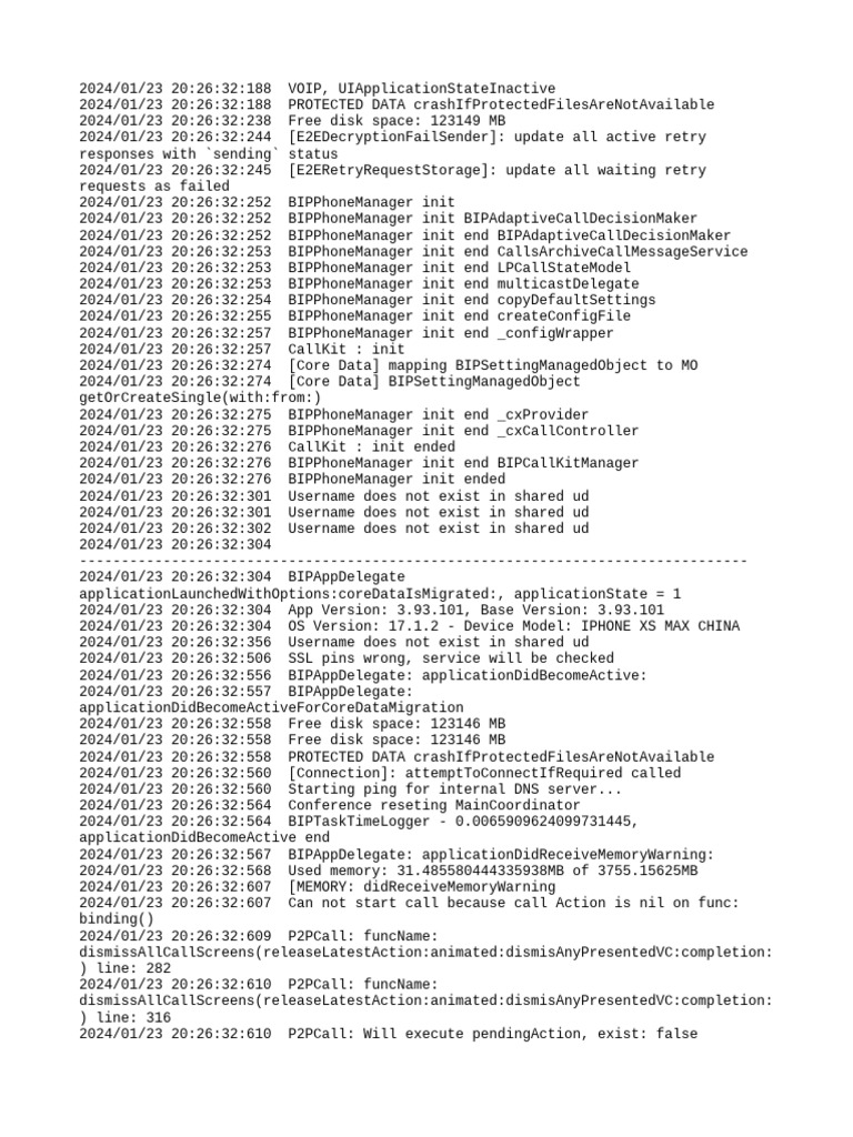 Application Logs | PDF