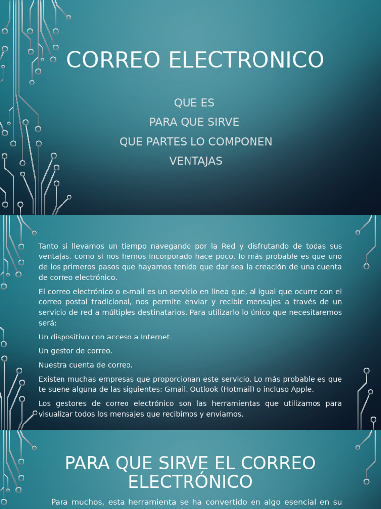 Correo Electronico | PDF