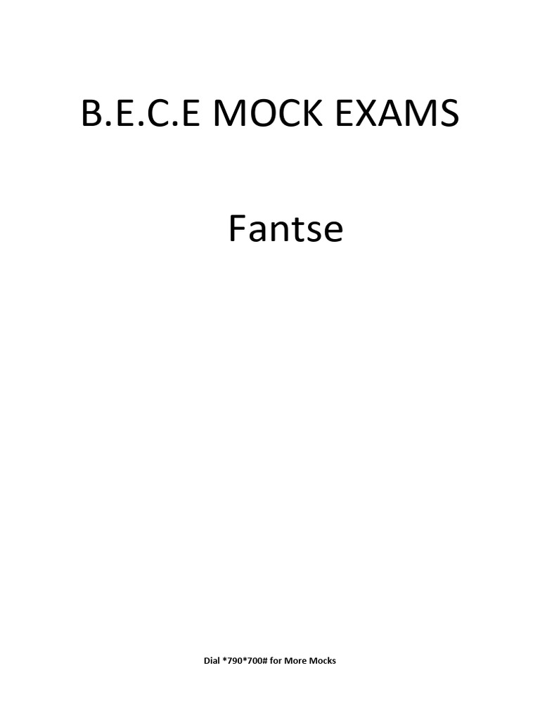 Fantse Mock 2 2024 | PDF