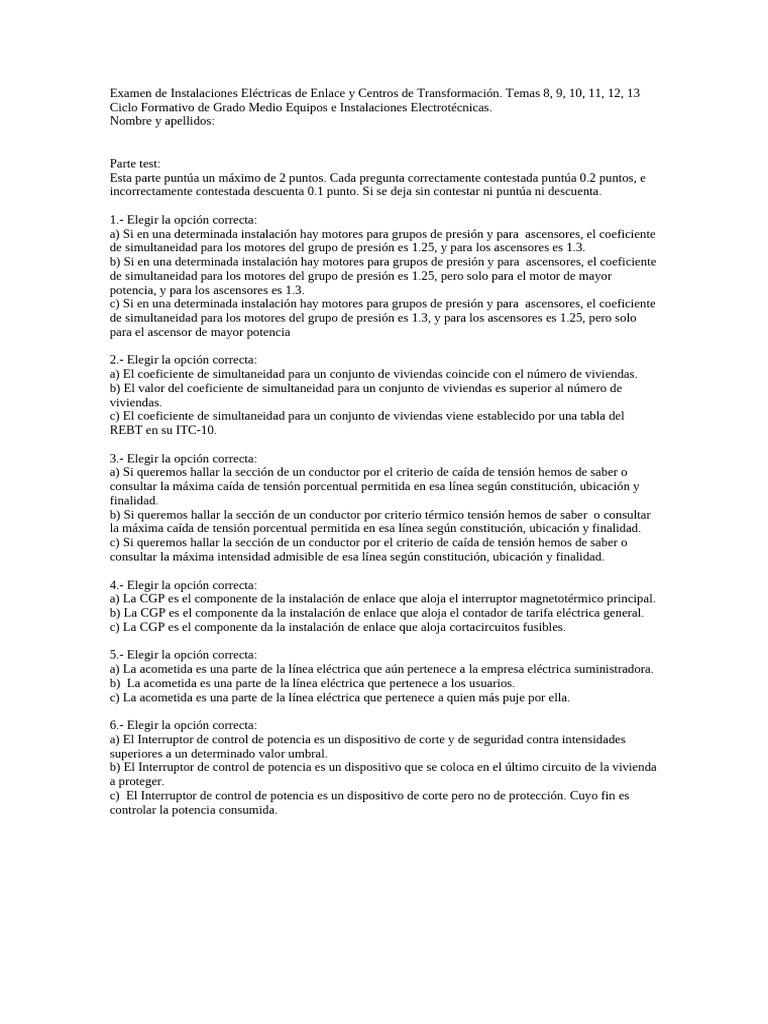 Examen IEE Temas 8, 9, 10, 11, 12, 13 | PDF