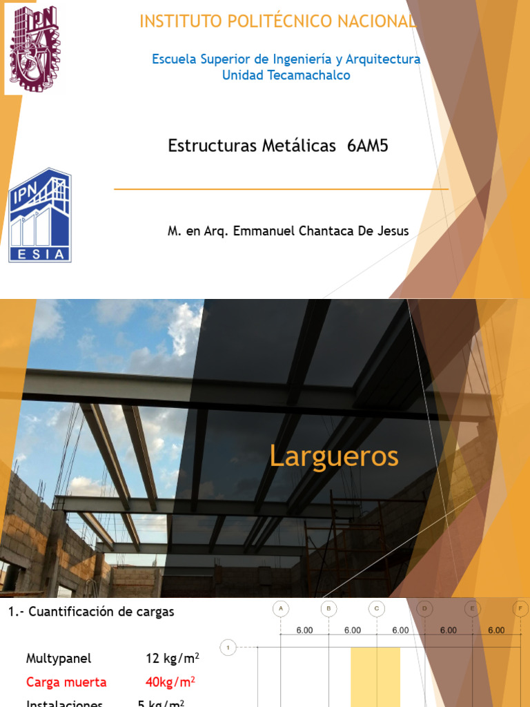 Largueros - Estructuras Metálicas | PDF