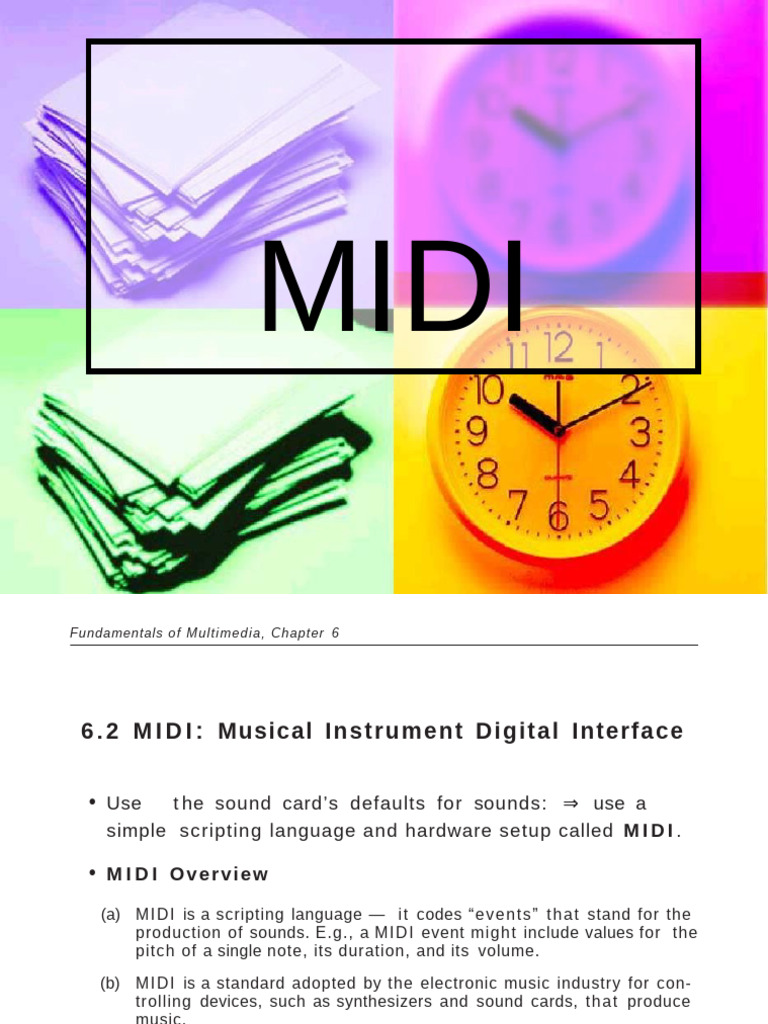 ATCS Lecture 8 (MIDI) | PDF