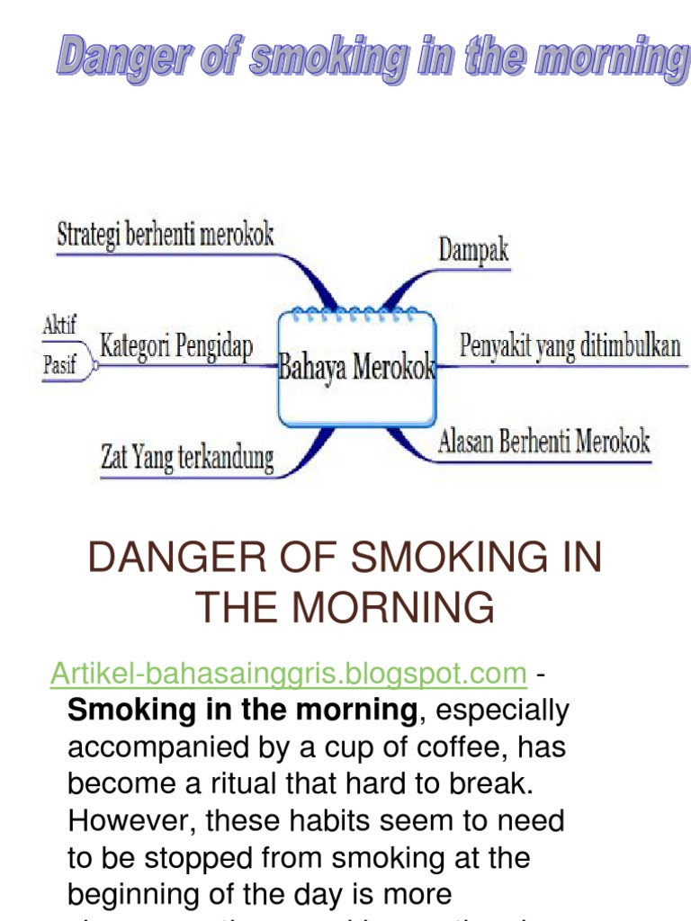 Mind Mapping Merokok | PDF