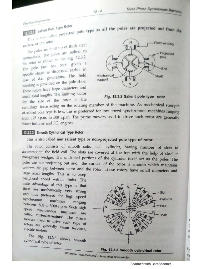 3 Phase Synchronous Motor | PDF