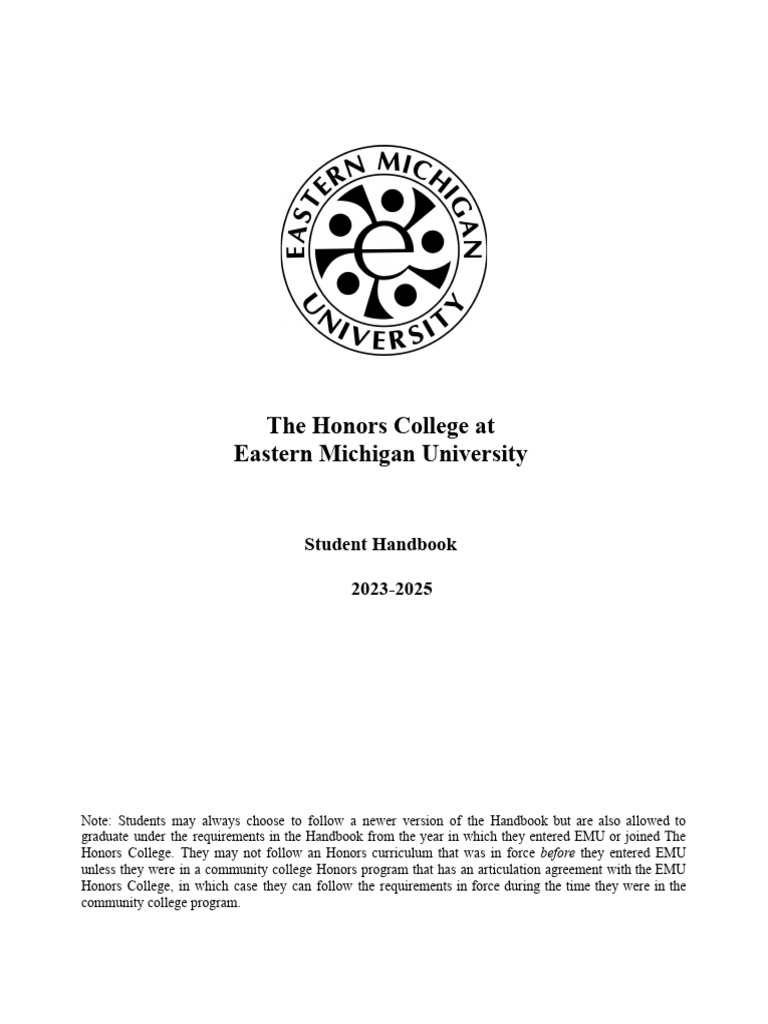 Student Handbook 2023-2025 | PDF