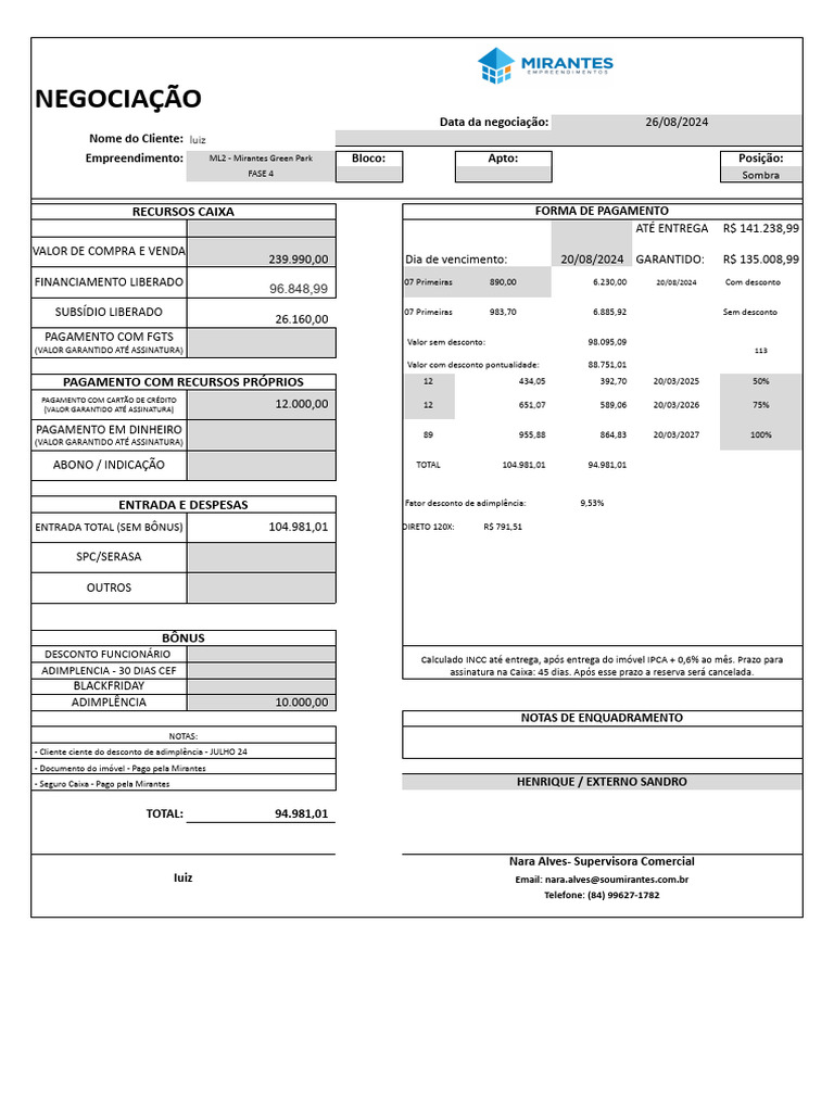 Cópia de PLANILHA NOVA 50 - 75 - 100 - Luiz | PDF