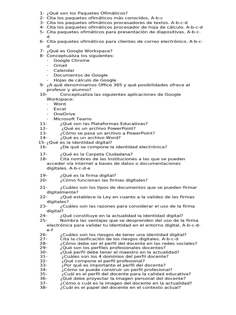 Temario Tic Aplic A La Educ. 2º C | PDF