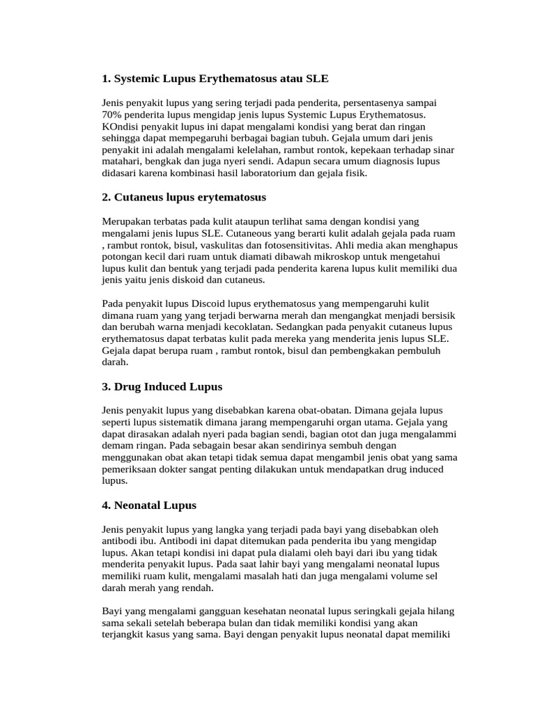 Materi Lupus | PDF