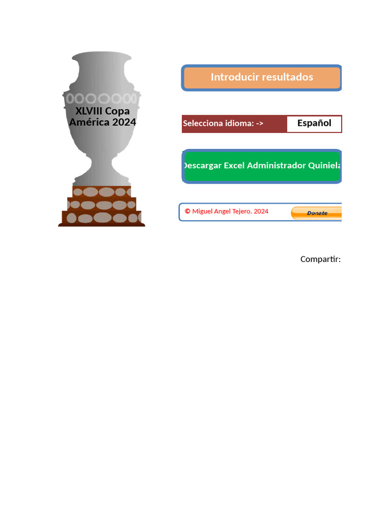 Excel CopaAmerica 2024 | PDF