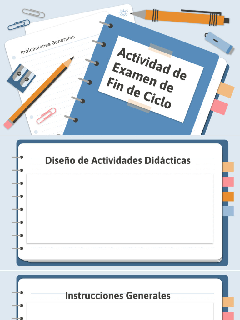 Actividad de Examen de Fin de Ciclo | PDF
