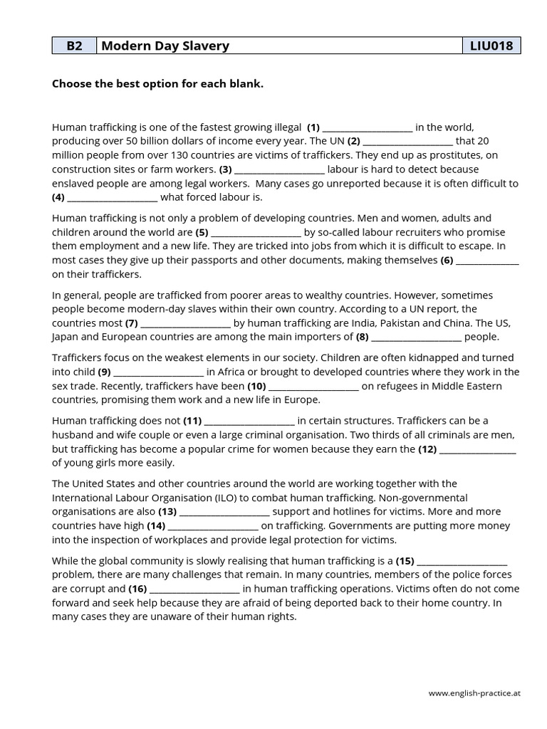 Multiple Choice Cloze 8 Without Answers | PDF