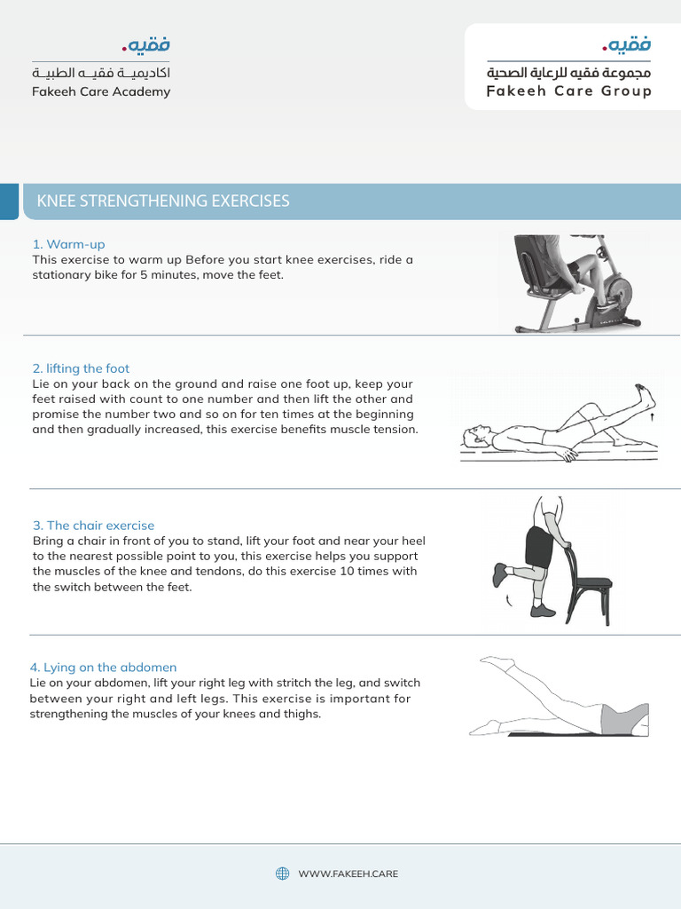 Knee Strengthening Exercises En | PDF