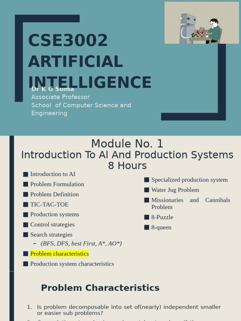 MODULE 1 - 4 Problem Characteristics | PDF