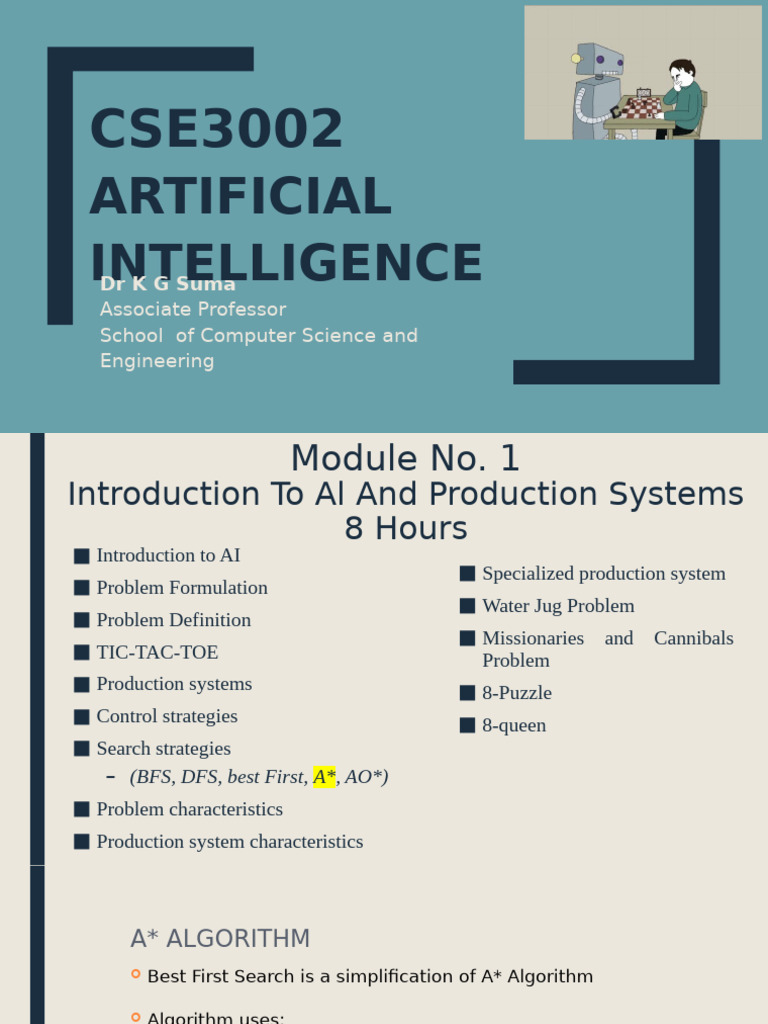 MODULE 1 - 6 A Star Algorithm | PDF