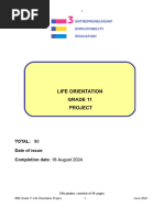 Term 3 Grade 10 Project 2024 | PDF | Learning | Social Science