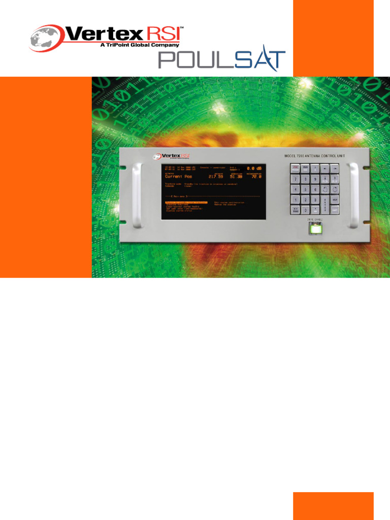 Control System - Datasheet VertexRSI 7200 | PDF