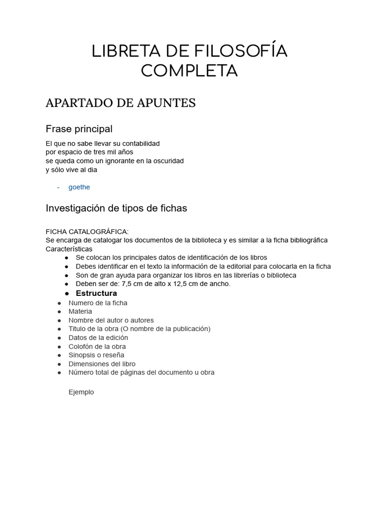 Filosofía-Libreta Completa - Documentos de Google | PDF