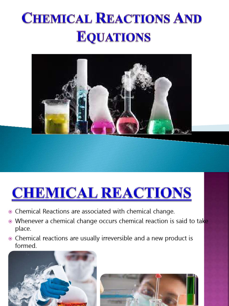 Class X Chapter 1 Chemical Equation | PDF