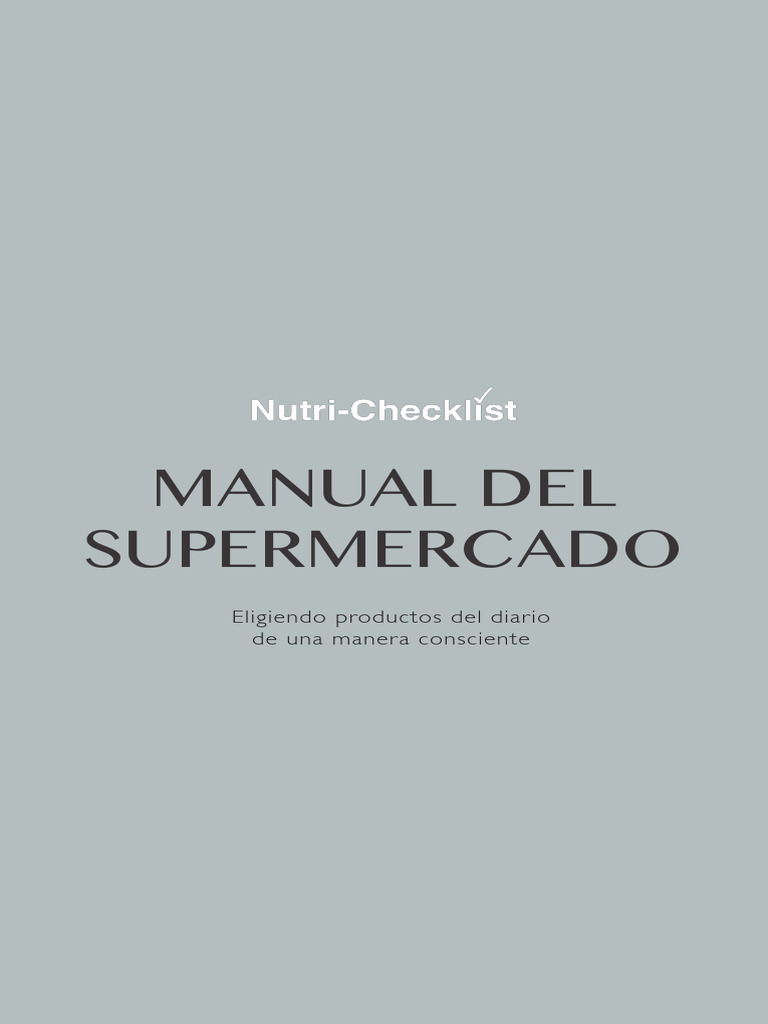 Nutri Checklist | PDF